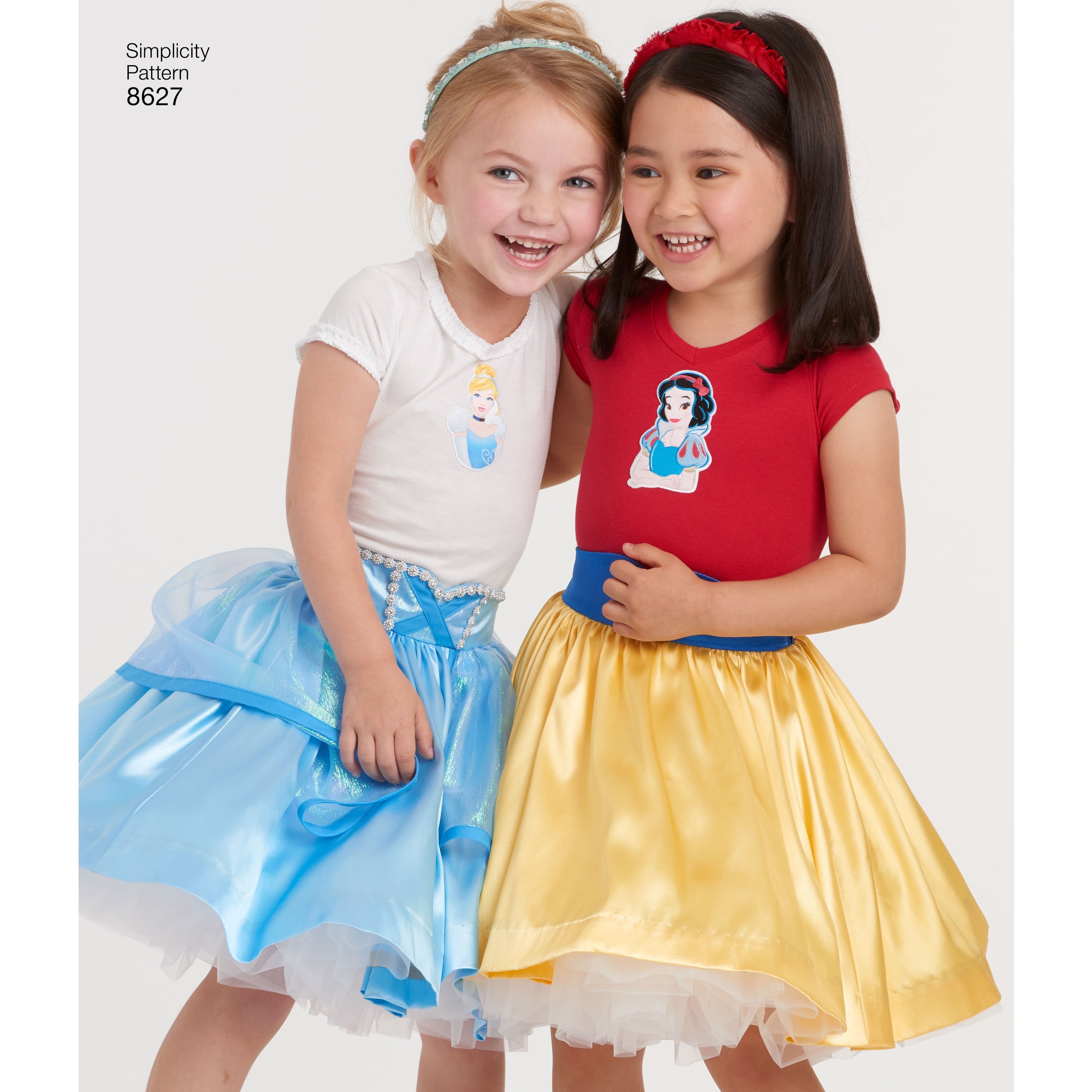 Simplicity Pattern 8627 Disney princess skirts for children — jaycotts ...