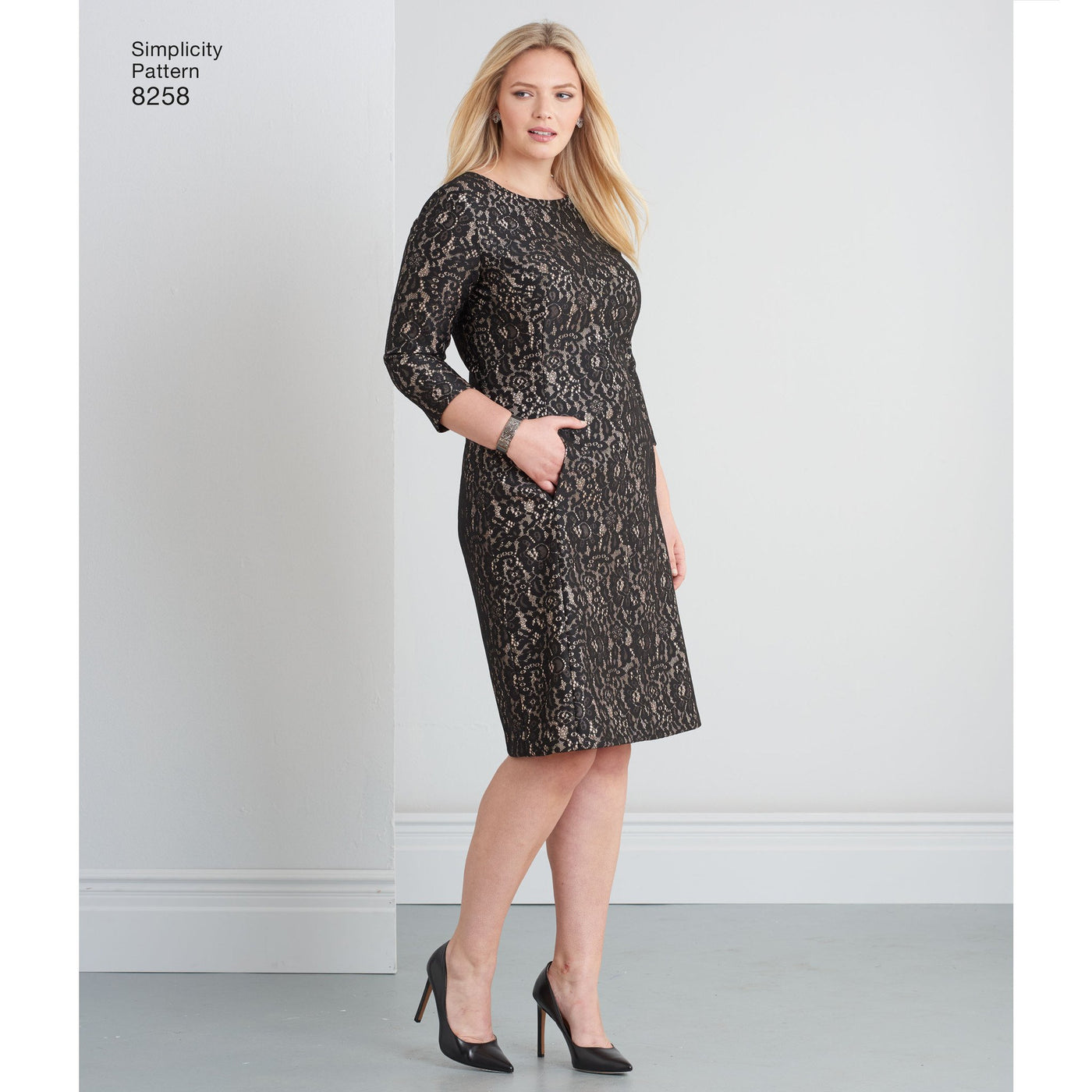 Simplicity Pattern 8258 Dress sized for miss and plus sizes — jaycotts ...