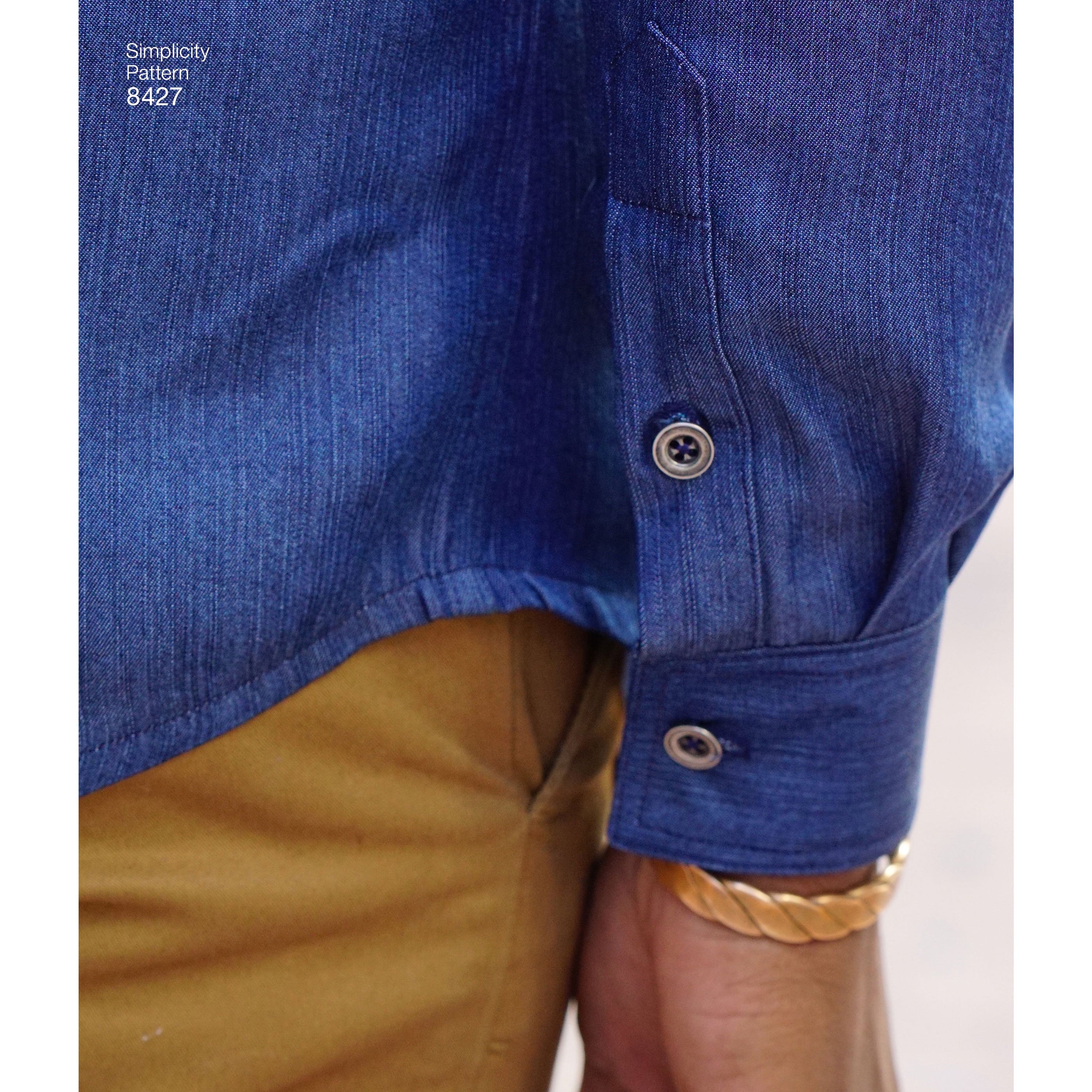 Simplicity Pattern 8427 Men's shirt pattern — jaycotts.co.uk - Sewing ...