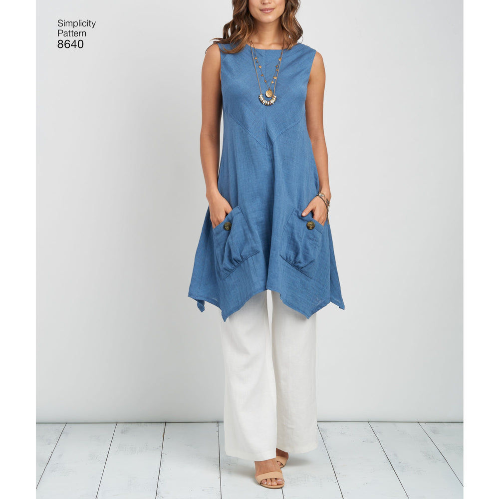 Simplicity Pattern 8640 loose fitting dress — jaycotts.co.uk - Sewing ...