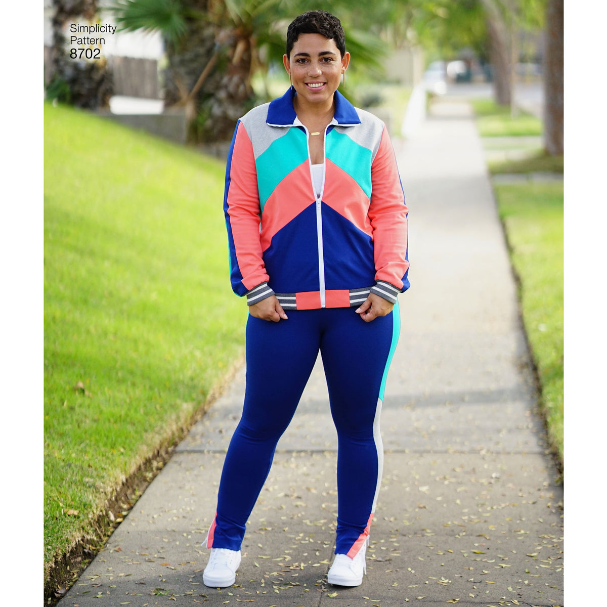 Simplicity Pattern 8702 track jacket — jaycotts.co.uk - Sewing Supplies
