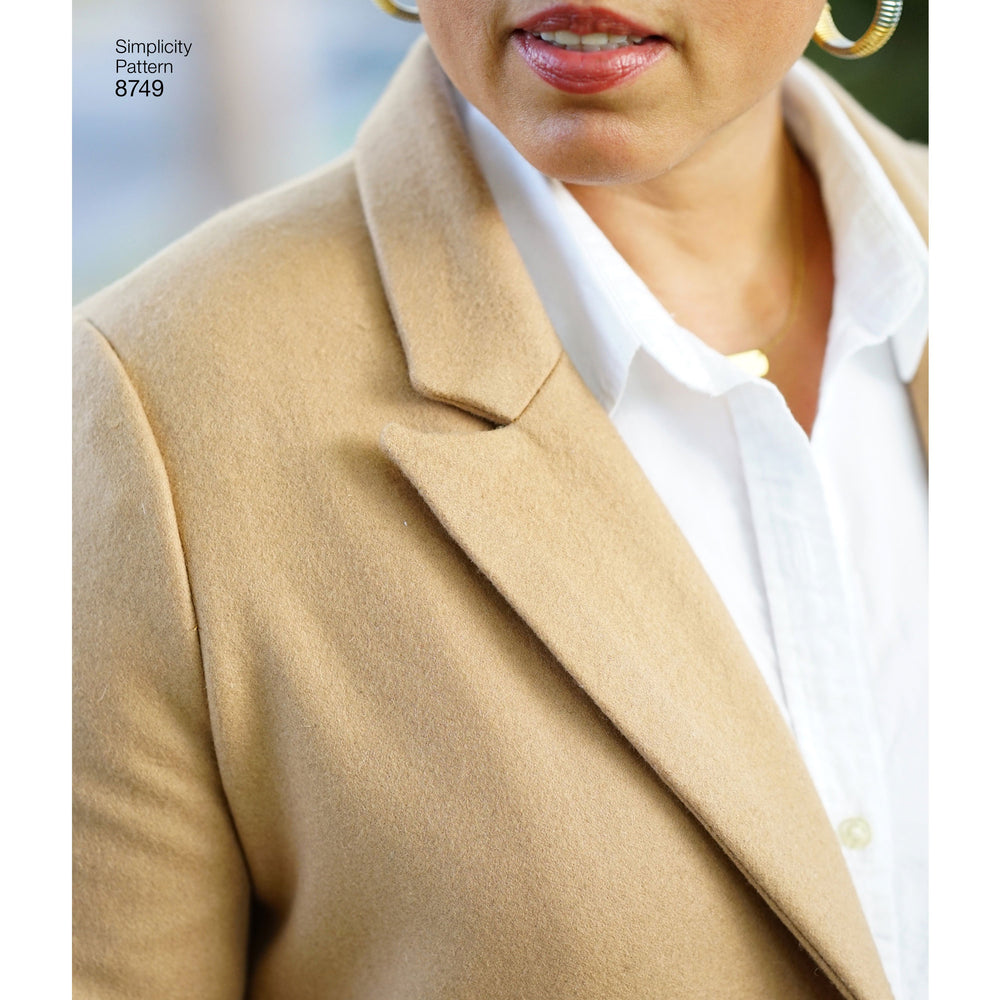 Simplicity Pattern 8749 Mimi G Style wool coat — jaycotts.co.uk ...