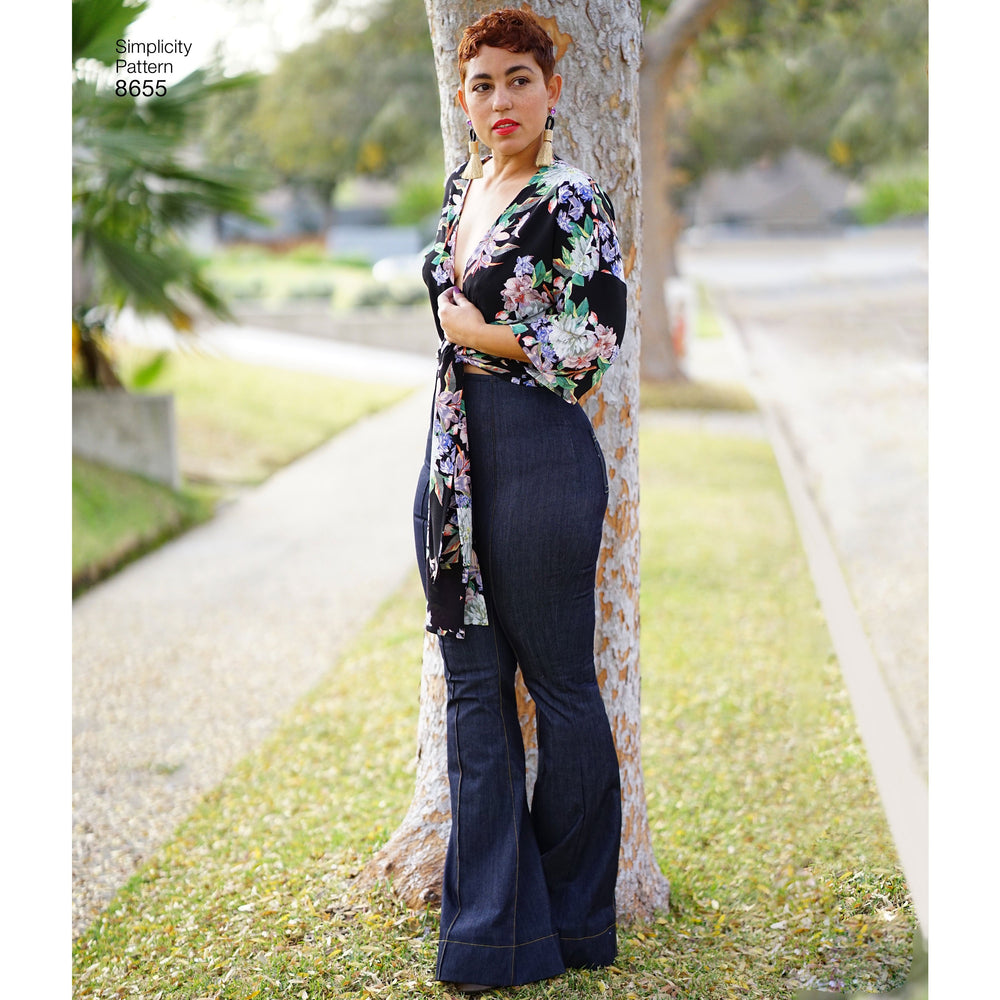 Simplicity Pattern 8655 high waisted pant — jaycotts.co.uk - Sewing ...