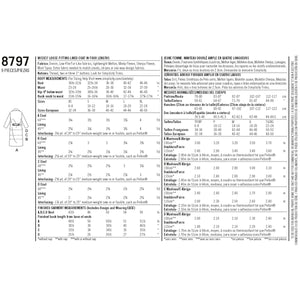 Simplicity Pattern 8797 lined coat — jaycotts.co.uk - Sewing Supplies