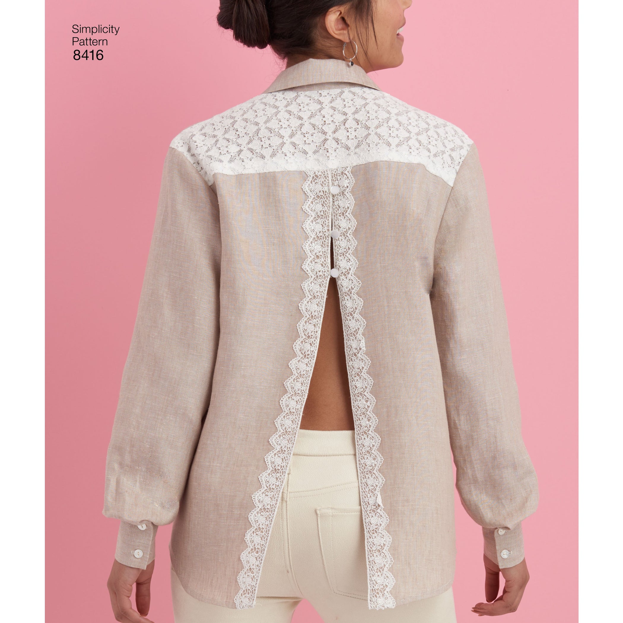 Simplicity Pattern 8416 misses shirt with back variations — jaycotts.co ...