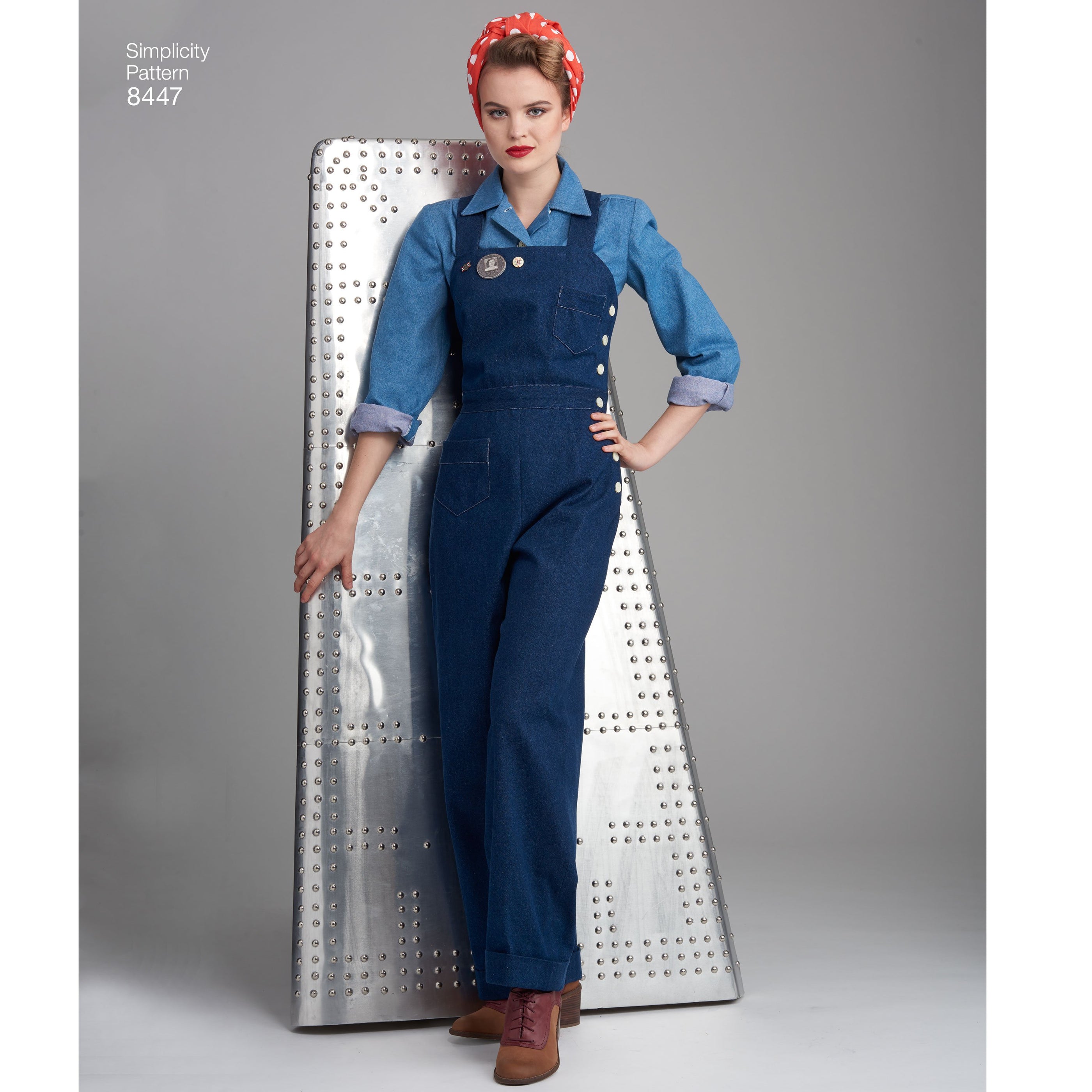 Simplicity Pattern 8447 vintage trousers overalls and blouses ...