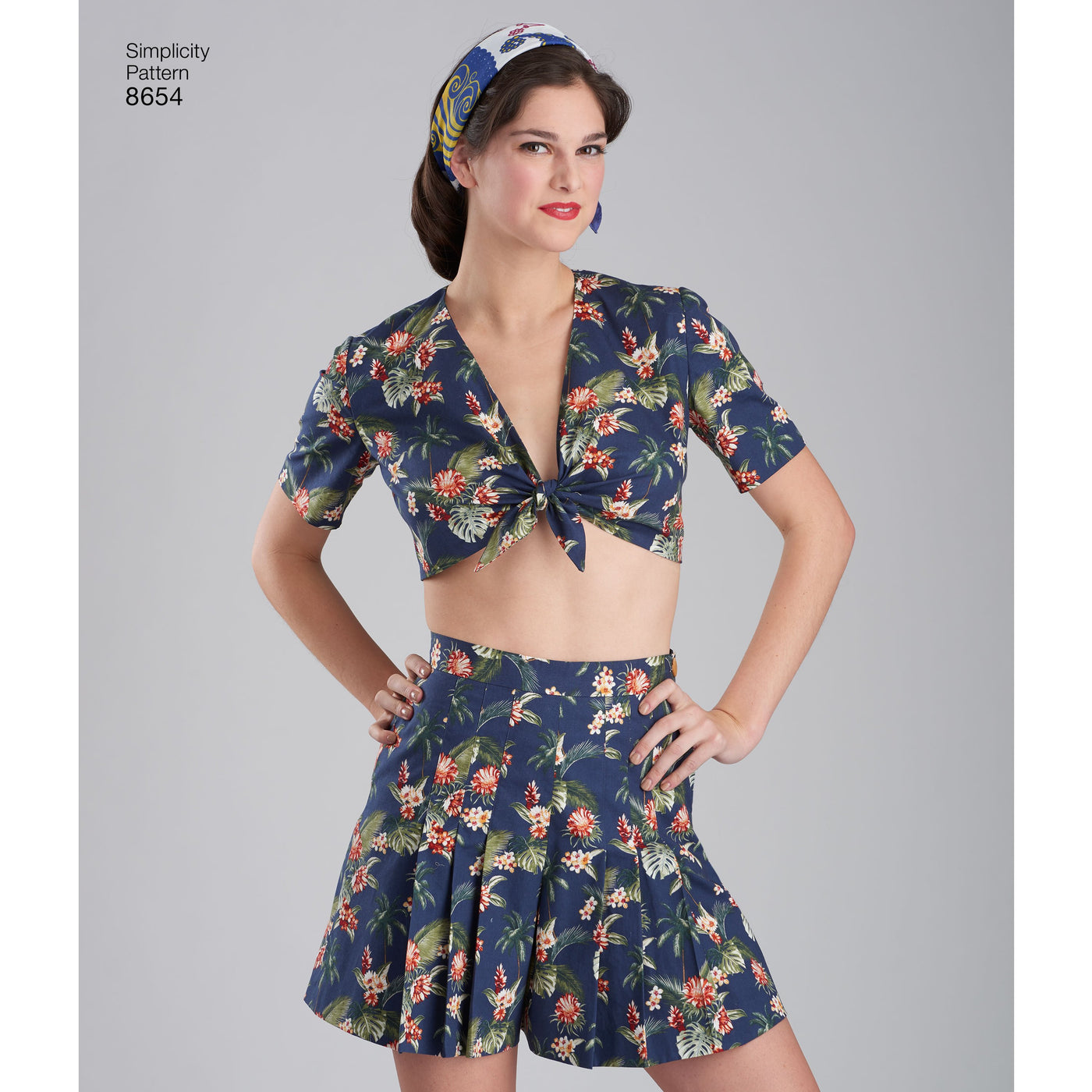 Simplicity Pattern 8654 Vintage short sleeved top — jaycotts.co.uk ...