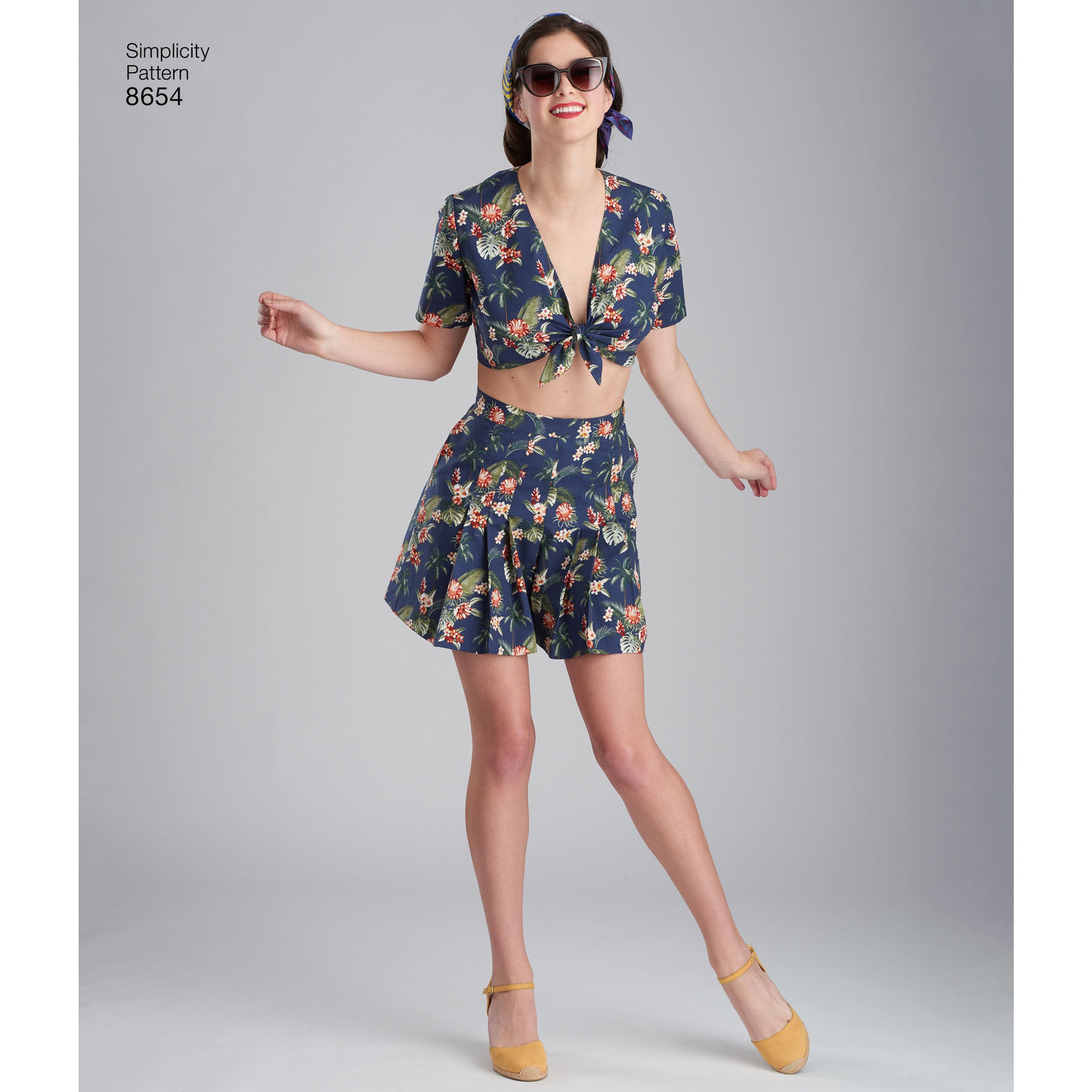 Simplicity Pattern 8654 Vintage short sleeved top — jaycotts.co.uk ...