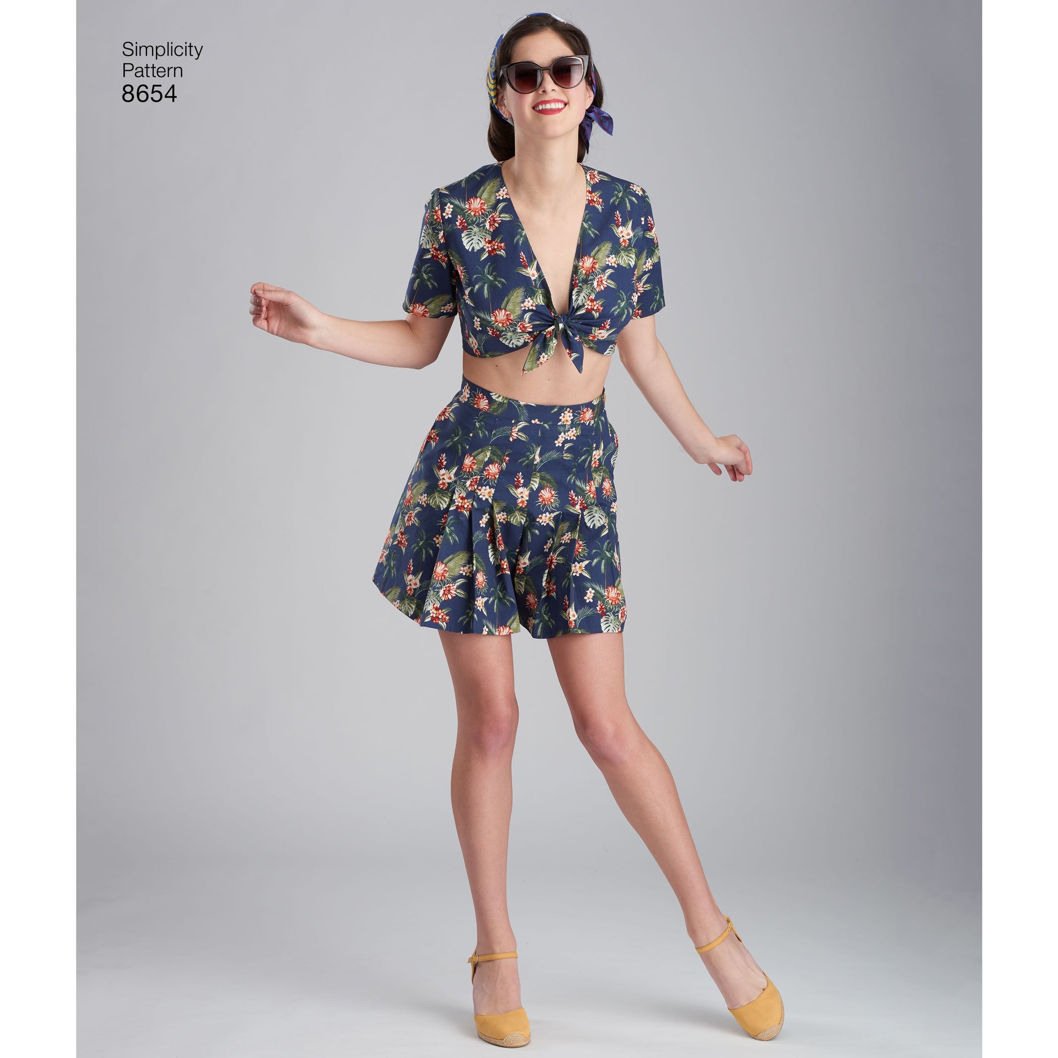 Simplicity Pattern 8654 Vintage short sleeved top — jaycotts.co.uk ...