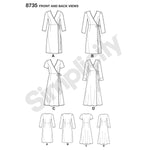 Simplicity Pattern 8735 petite wrap dress — jaycotts.co.uk - Sewing ...