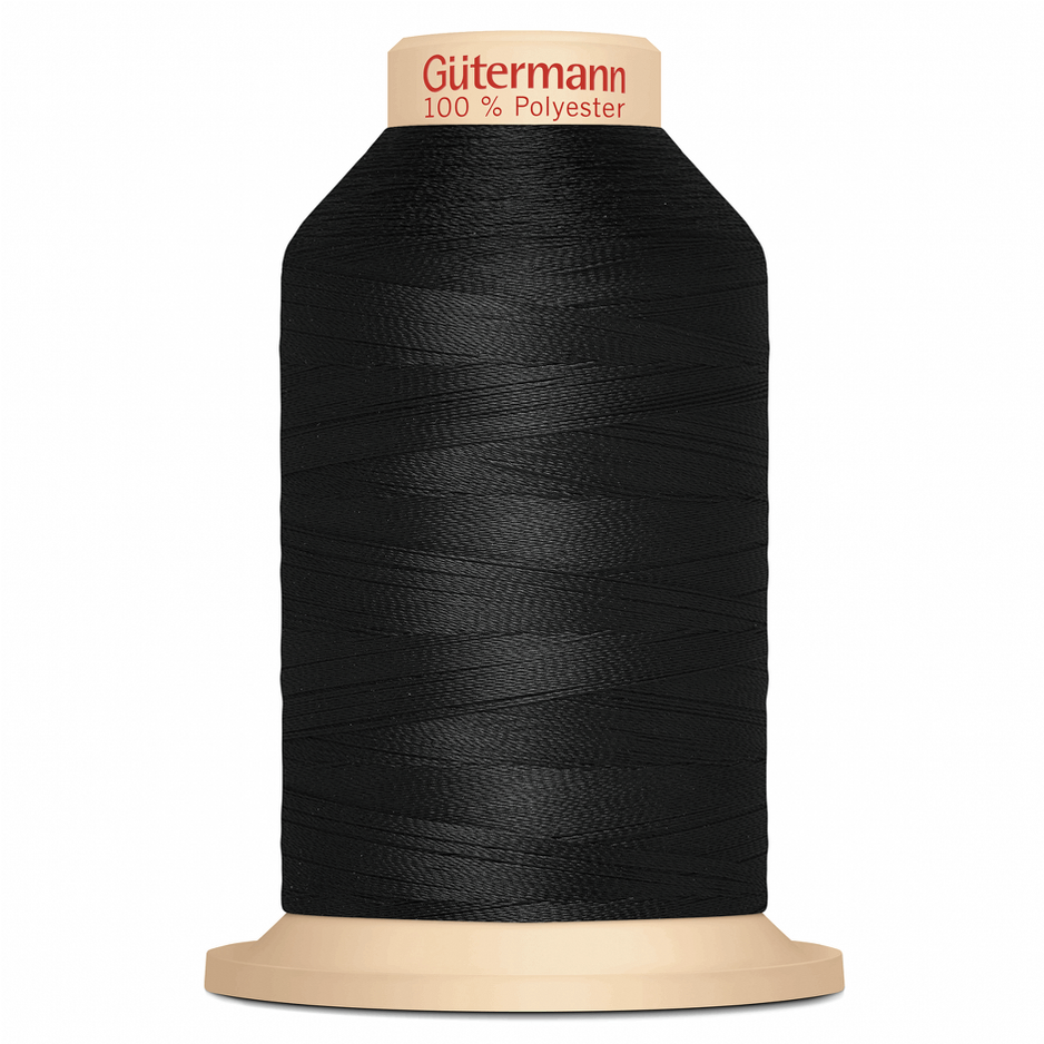 Black Gutermann Overlock Thread, TERA 180, 2000m — jaycotts.co.uk ...