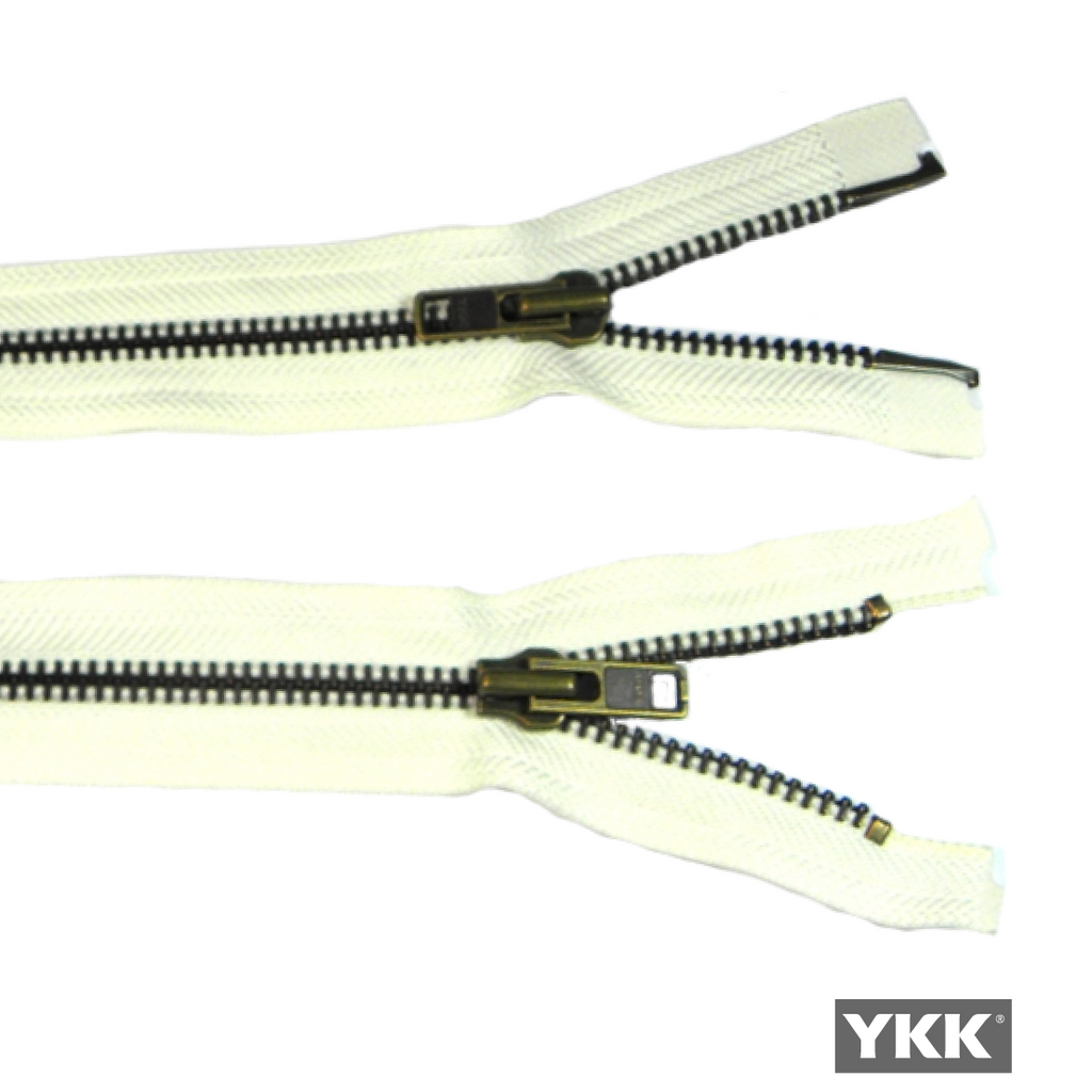 YKK Metal Open End Zips | Heavy | Two Way — jaycotts.co.uk - Sewing ...